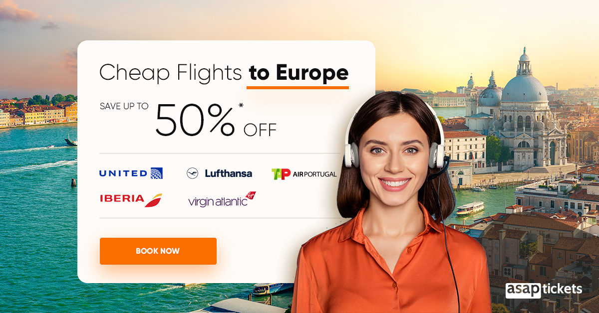 Cheap Flights to Europe - Airfare Sale - ASAP Tickets